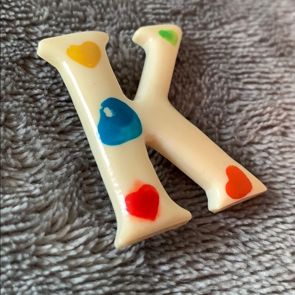 Jewelry | K Letter Pin | Poshmark